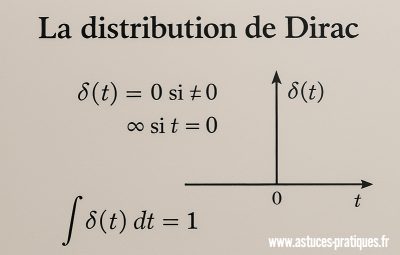 La fonction delta de Dirac : toutes les explications ! - Astuces Pratiques