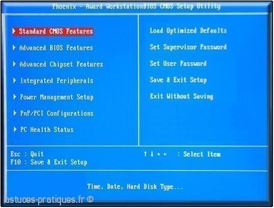 Configurer le bios - Astuces Pratiques