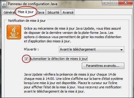 Désactiver les mises à jour automatiques de Java sur Seven - Astuces Pratiques