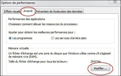 Gérer la mémoire virtuelle pour optimiser windows 7 - Astuces Pratiques