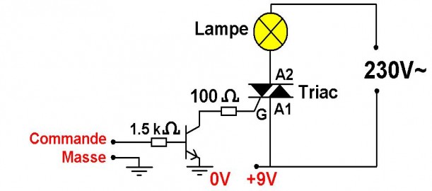 Le triac: schémas simples de commande - Astuces Pratiques