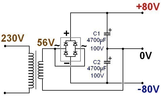 Alimentation ultra simple pour ampli audio - Astuces Pratiques