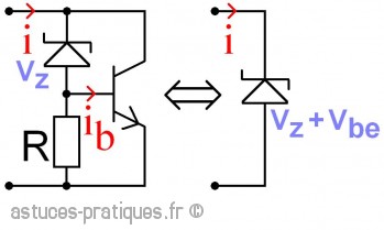 La diode zener: stabilisateur parallèle - Astuces Pratiques