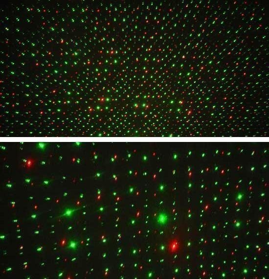 Laser twinkling vert 50mW et rouge 150mW - Astuces Pratiques