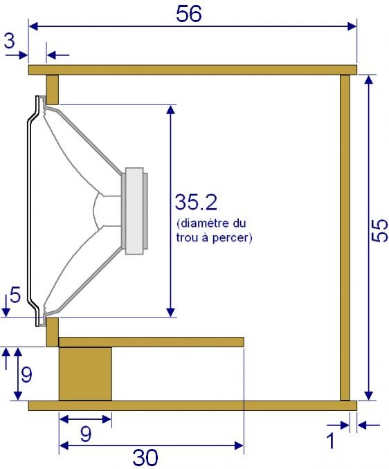 Plan Caisson De Basse 38 Cm